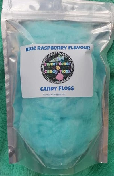 Blue Raspberry flavour Candy Floss – Sweet Cones & Candy Floss