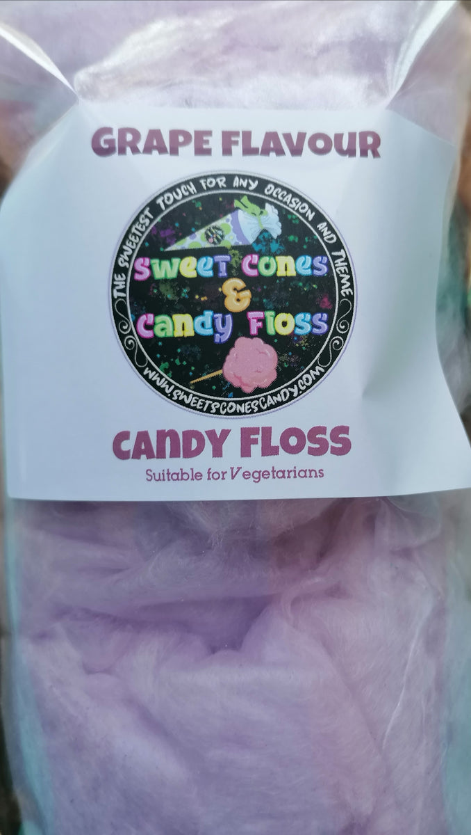 Grape flavour Candy Floss – Sweet Cones & Candy Floss